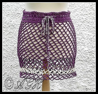 9 Free Crochet Patterns for Lovely Beach Cover Up Skirt